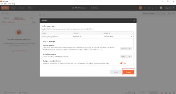 Using Postman to call IP2Proxy Proxy Detection API | IP2Location.com