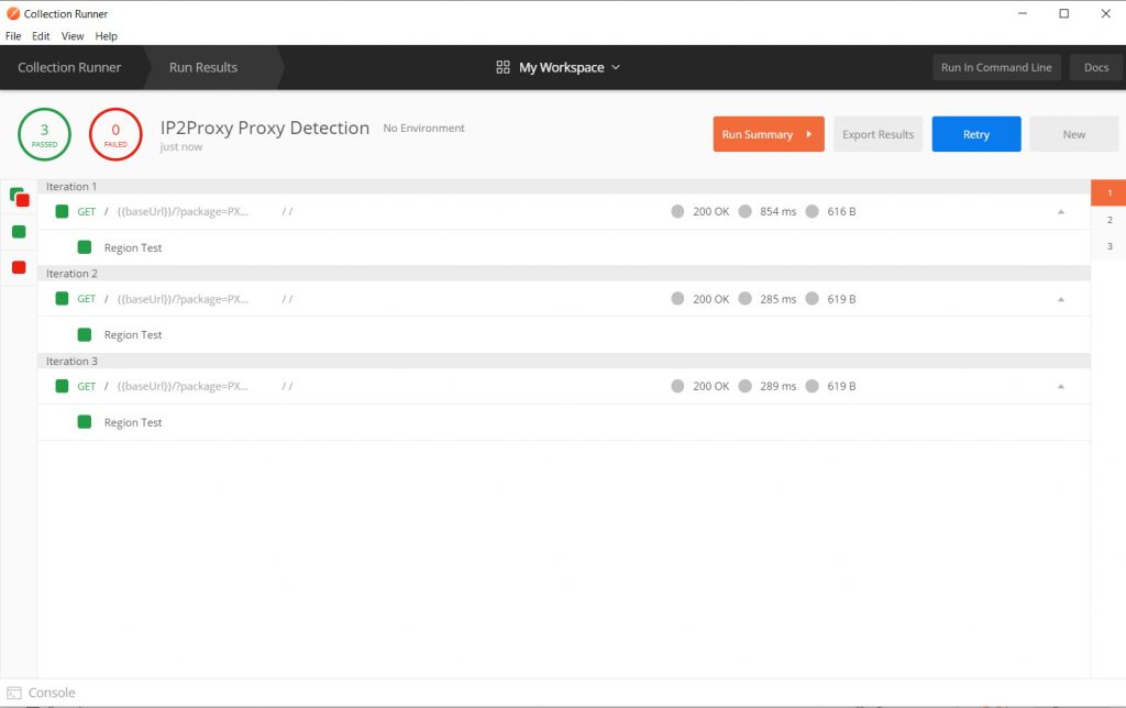 Using Postman to call IP2Proxy Proxy Detection API | IP2Location.com