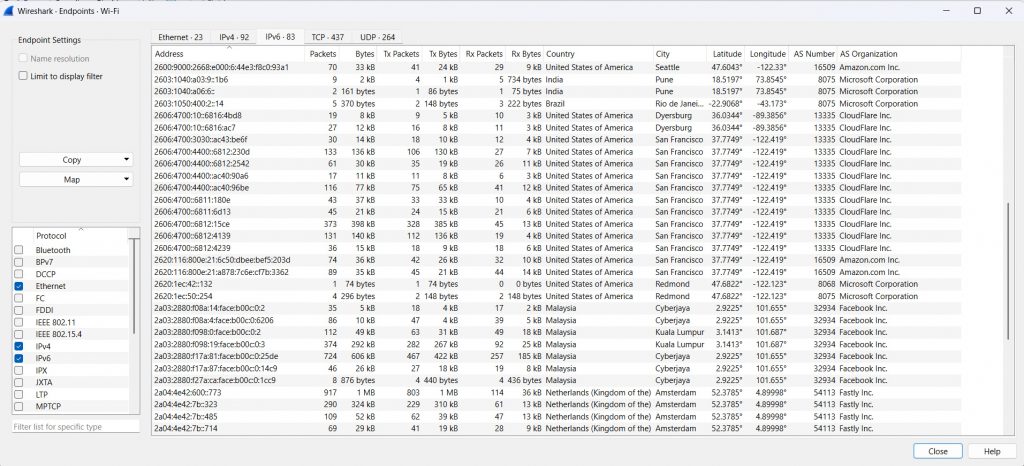 Using IP2Location MMDB inside Wireshark for geolocation | IP2Location.com
